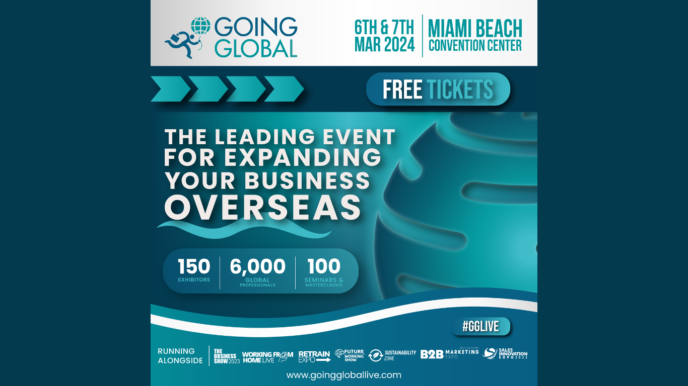Going Global is back for 2024, arriving at The Miami Beach Convention ...